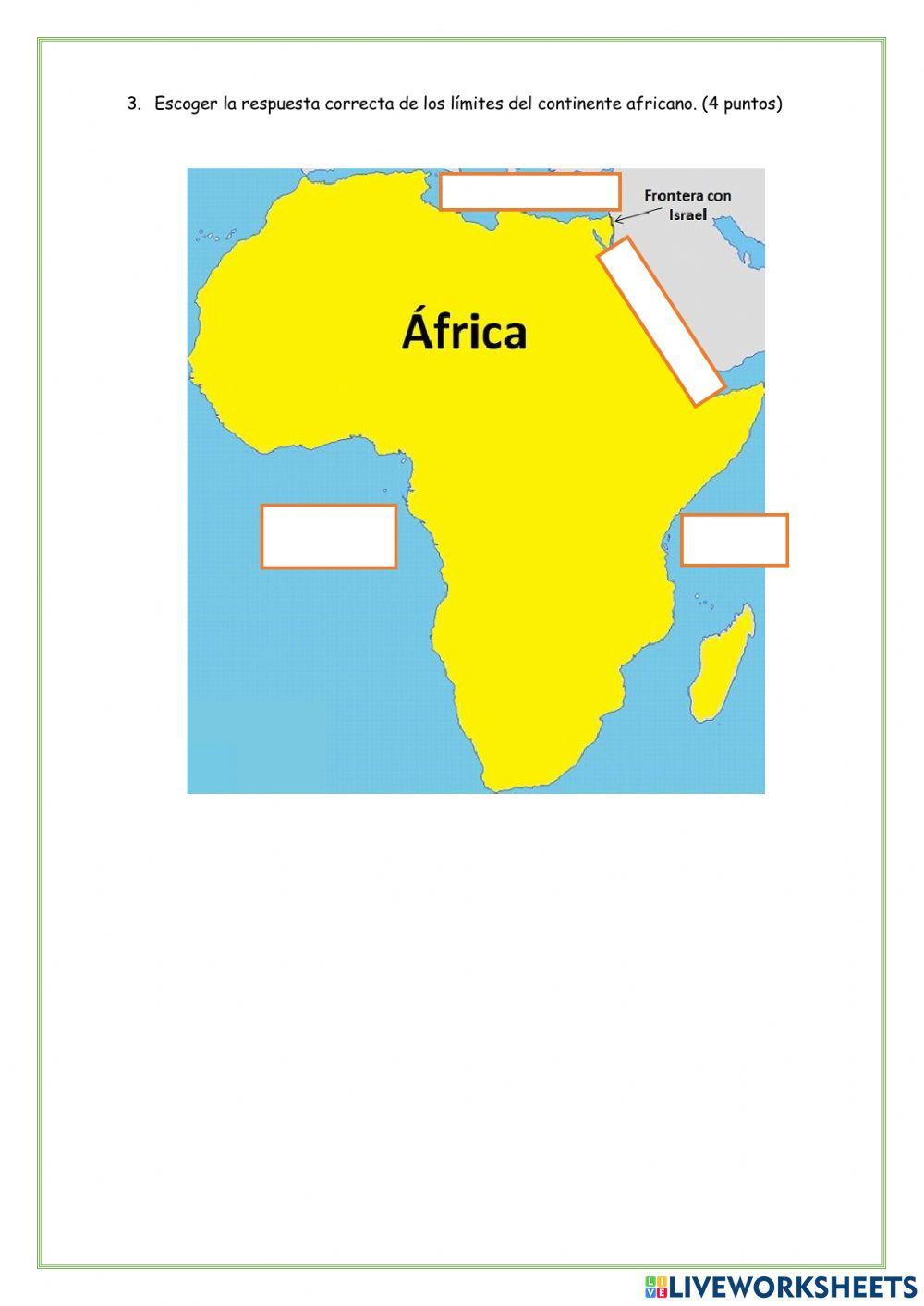 Los continentes online exercise for 8vo | Live Worksheets