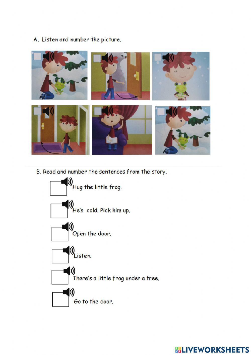 Unit 3 : Little frog story. 6670341 | VEERAMAH KARAYA