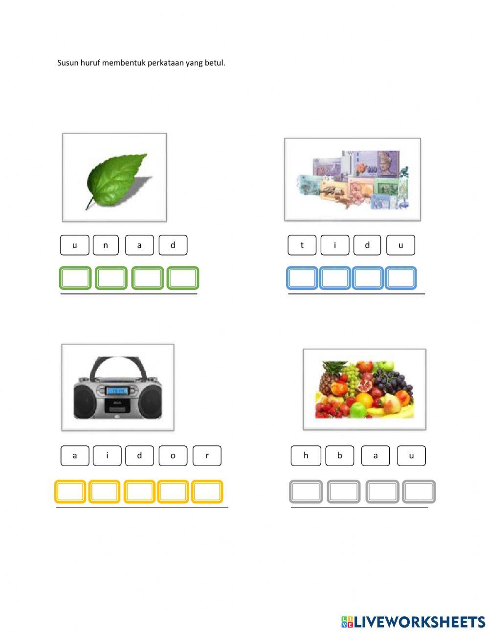Vokal Berganding interactive exercise | Live Worksheets