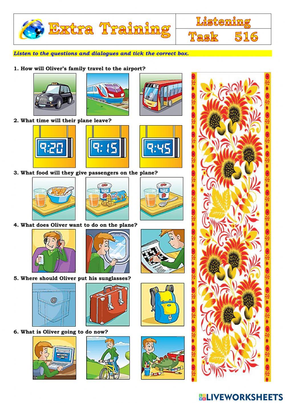 Extra Training 516 worksheet | Live Worksheets