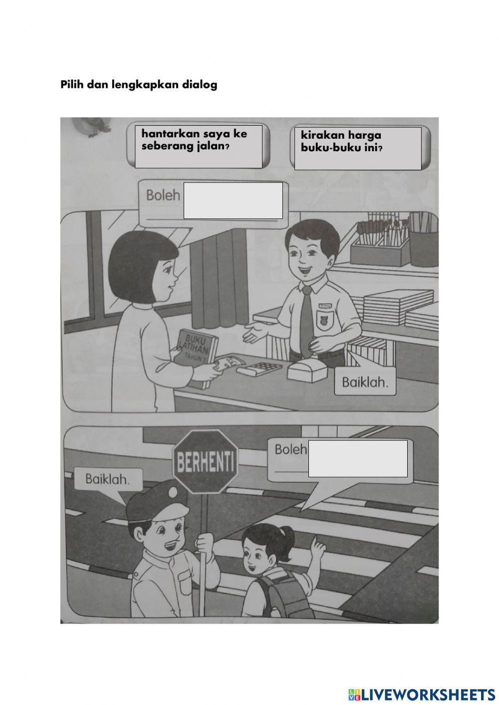 Komunikasi moral ppki th3 worksheet | Live Worksheets