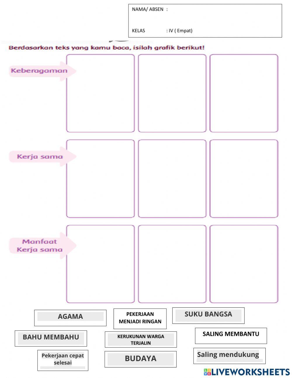 Pkn activity for 4 | Live Worksheets