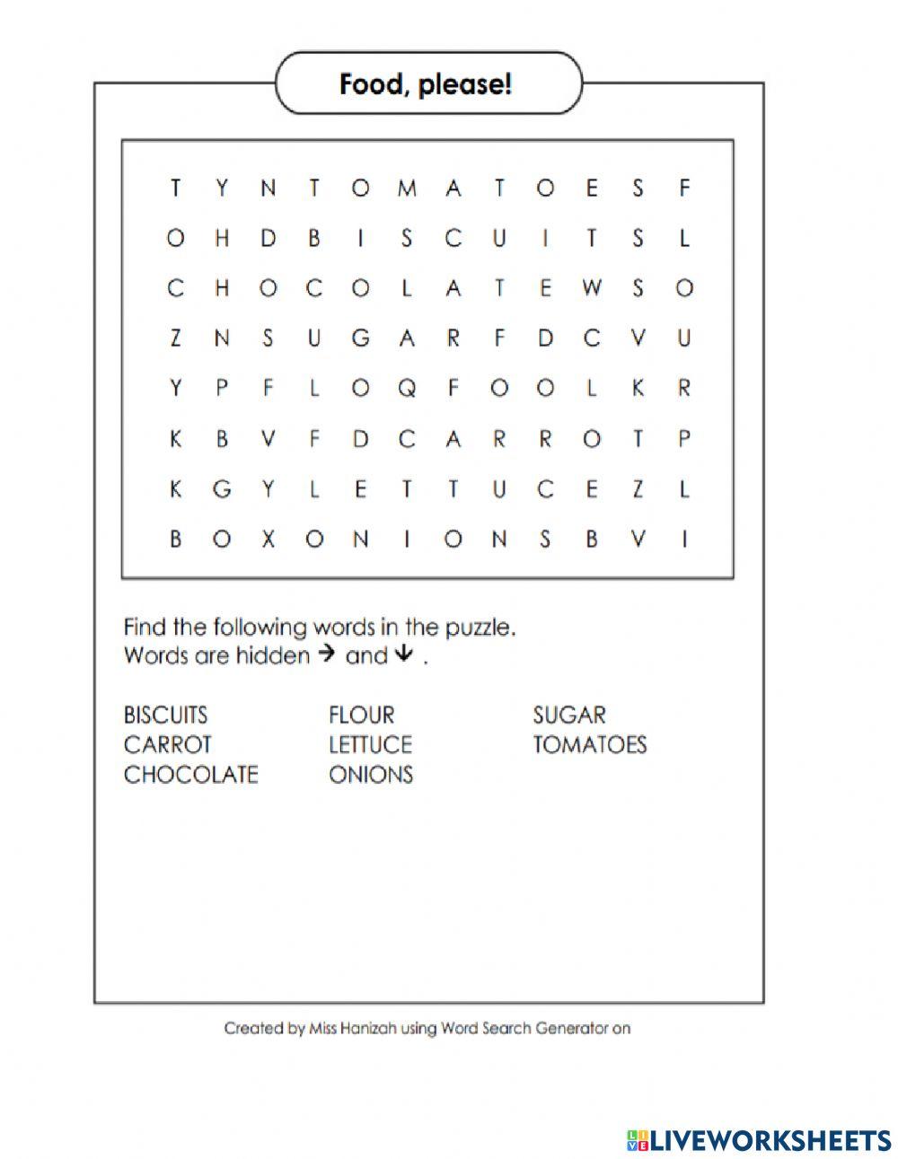 Year 3 Food, please! (Page 55) worksheet | Live Worksheets