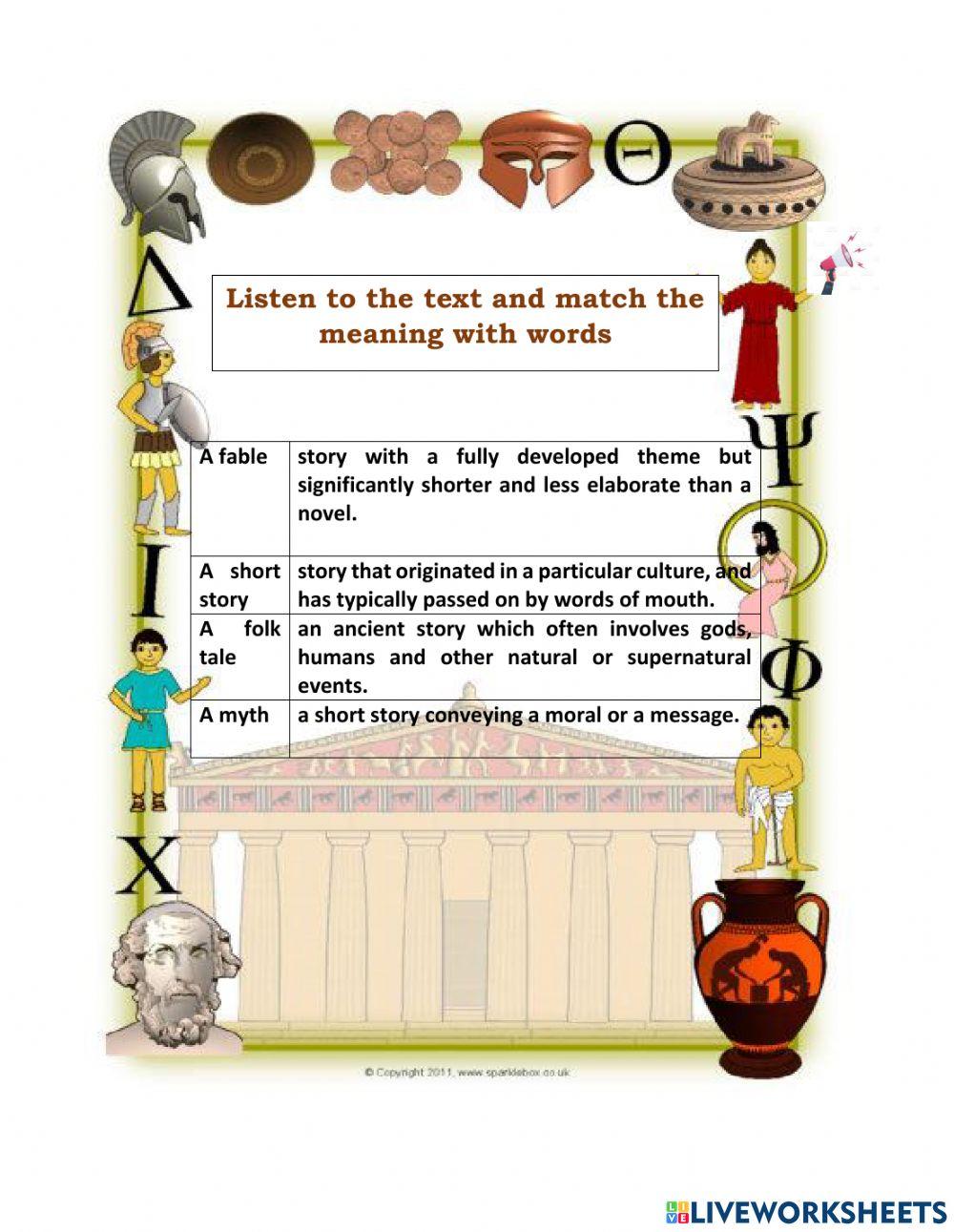 Stories English language activity | Live Worksheets