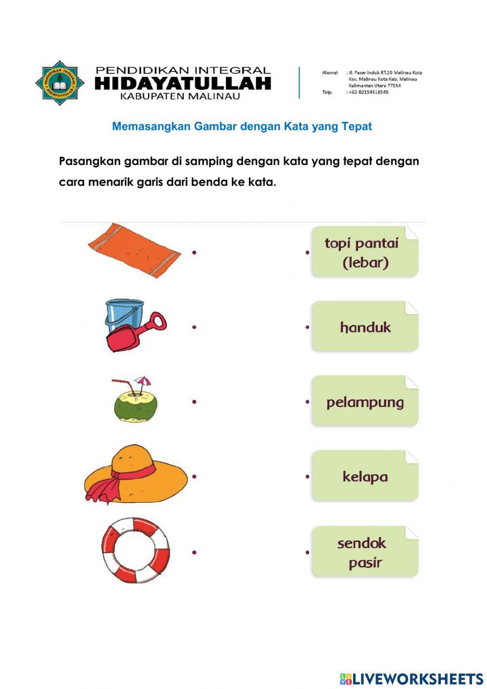 Menghubungkan G… | Free Interactive Worksheets | 1206118
