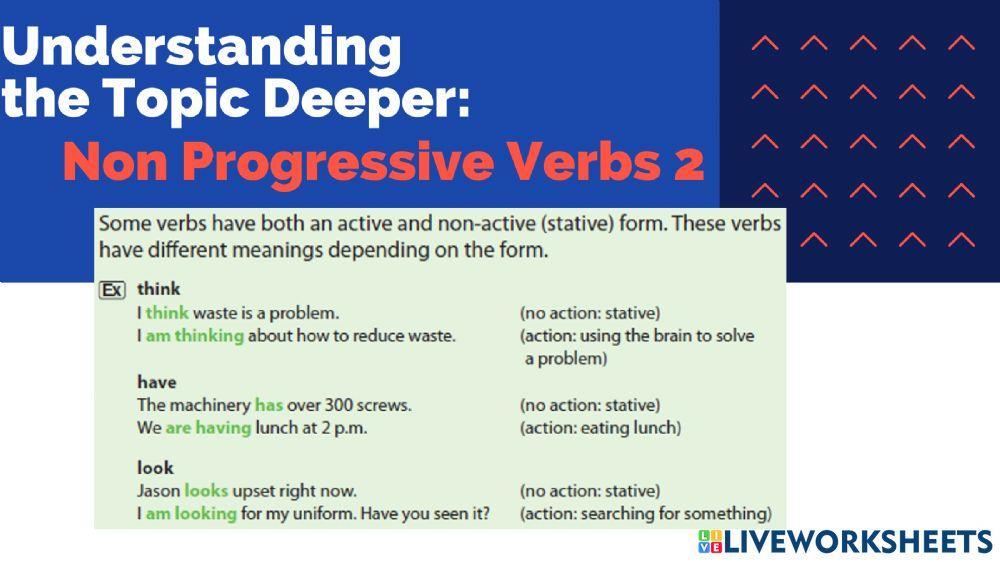 Simple Present- Present Progressive 1 worksheet | Live Worksheets