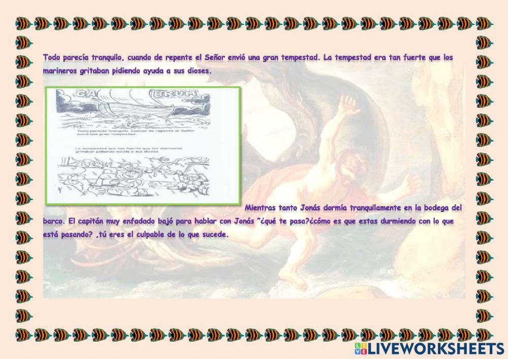 Jonás activity | Live Worksheets