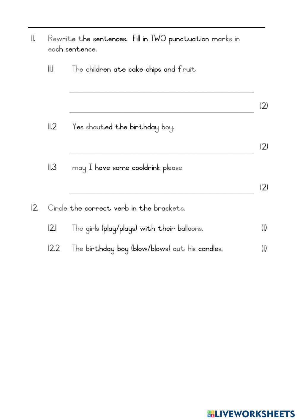 English paper 1 Middle exam 1210641 | Grace Vogt