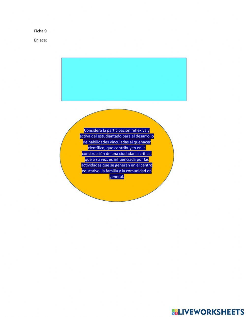 Programa de estudio de Ciencias online activity | Live Worksheets