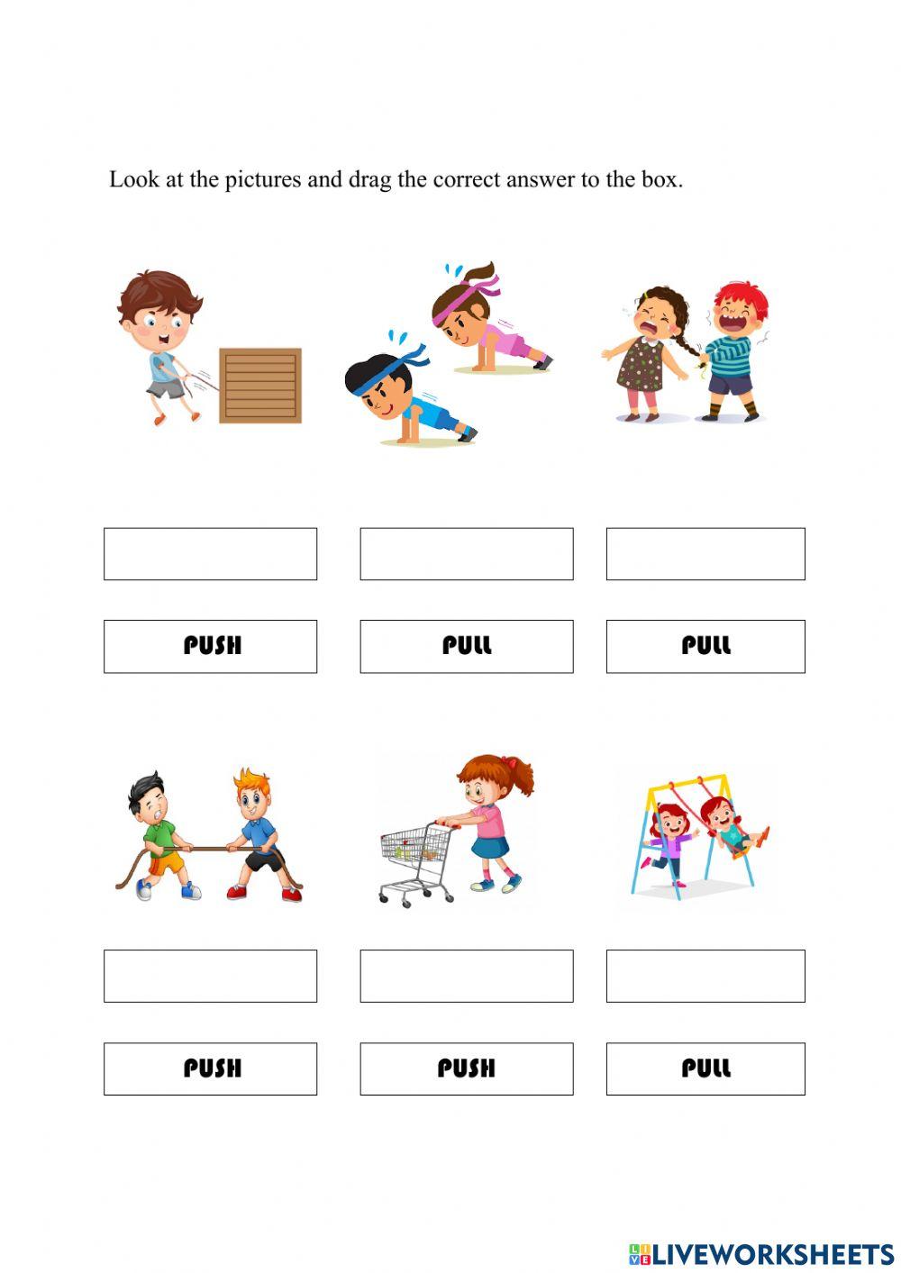 Science (pre-school) worksheet | Live Worksheets