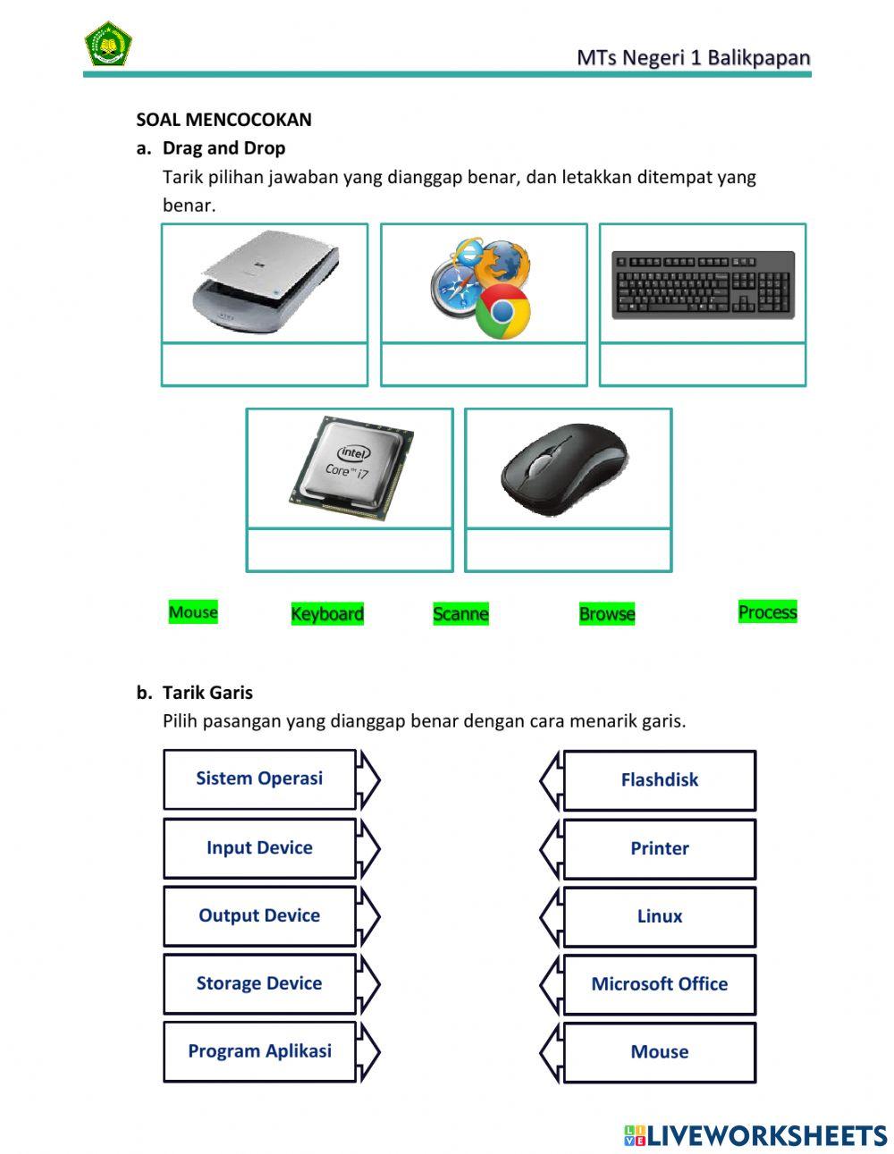 SISTEM KOMPUTER KELAS Worksheet Live Worksheets, 60% OFF
