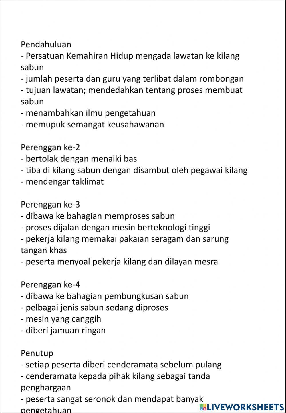 5111116 | Bm karangan | TUTOR EVA | LiveWorksheets