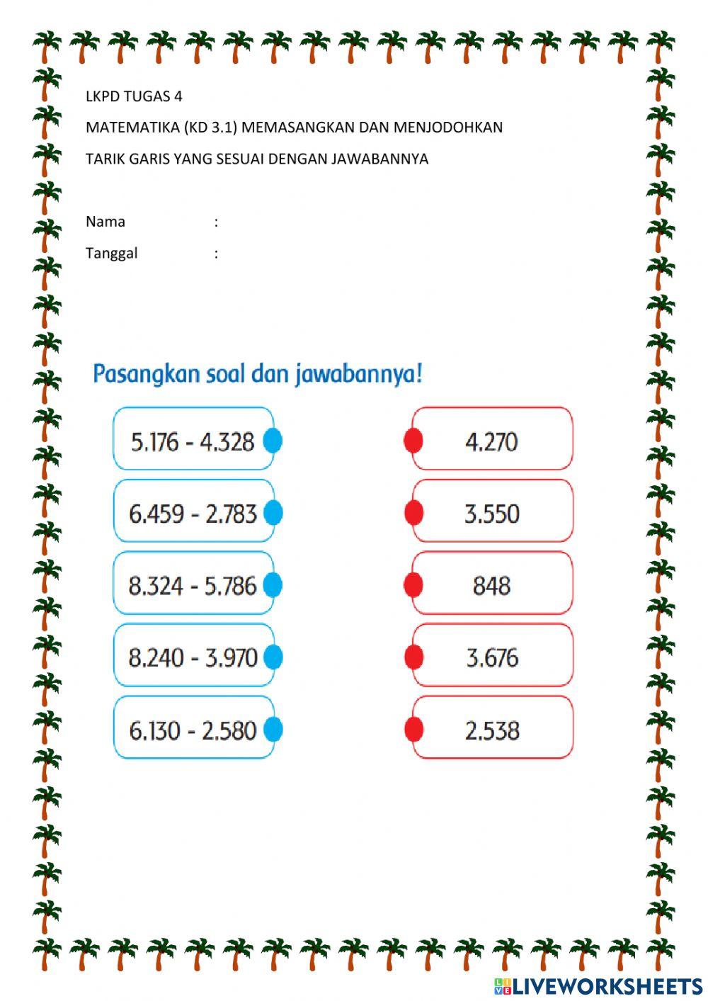 Matematika online exercise for 3 | Live Worksheets