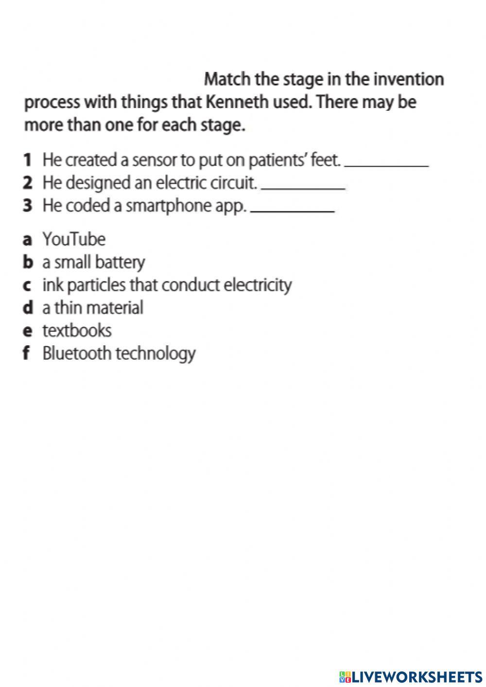 TED TALK KENNETH online exercise for | Live Worksheets