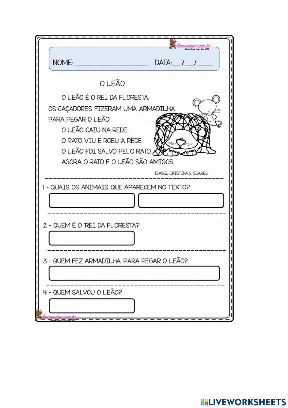 3256007 | Interpretação Textual 2 ano | Leticiatoloti