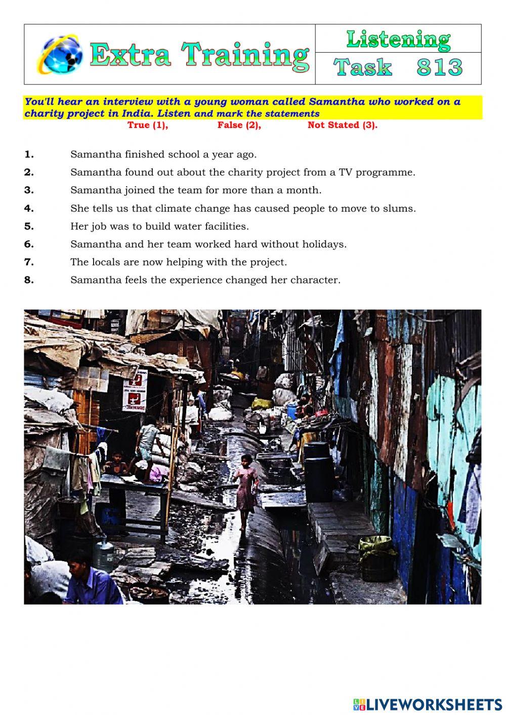 Extra Training 813 worksheet | Live Worksheets