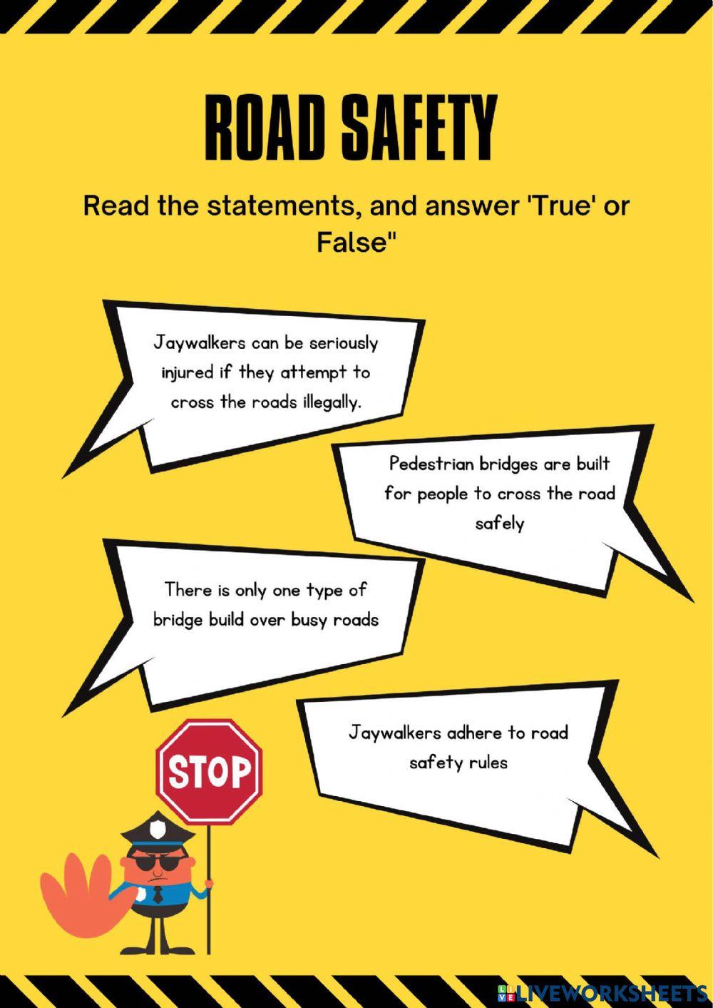 Be Aware, Take Care worksheet | Live Worksheets