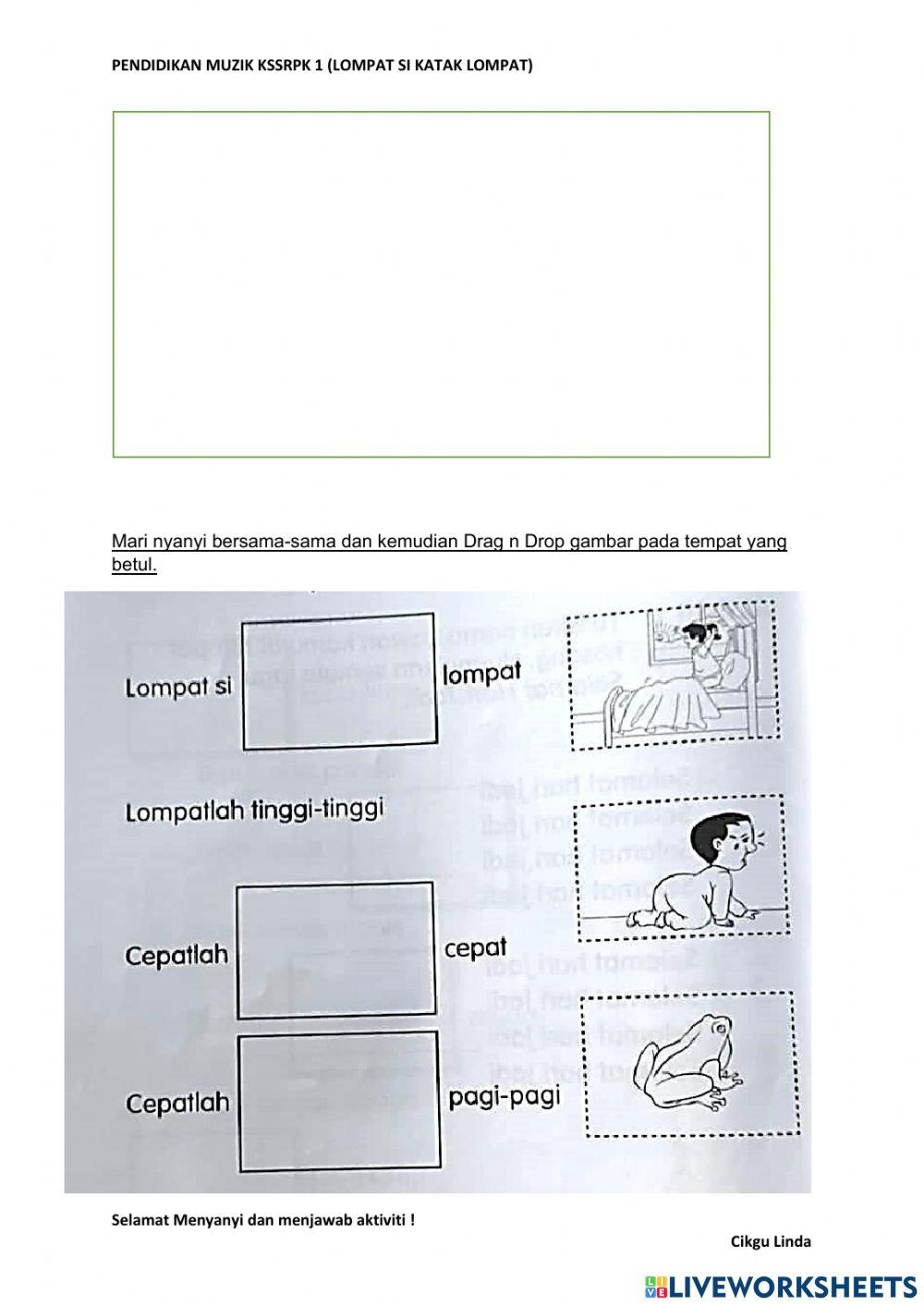 Lompat si katak lompat worksheet | Live Worksheets