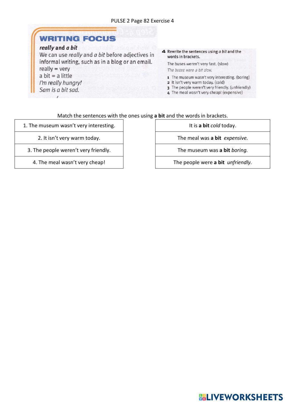 A bit worksheet | Live Worksheets