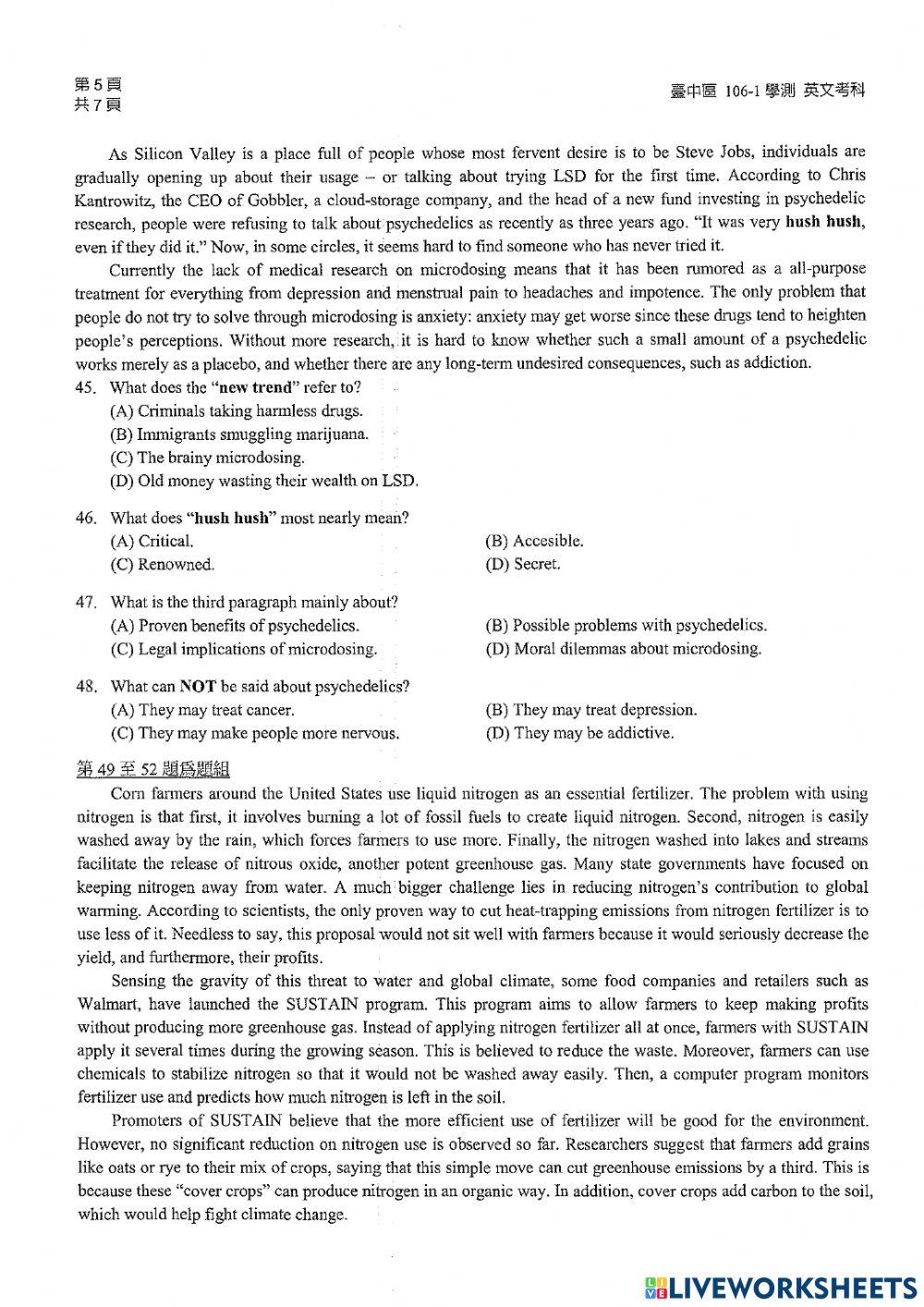 1142551 | 106(1)中模 | library0213 | LiveWorksheets