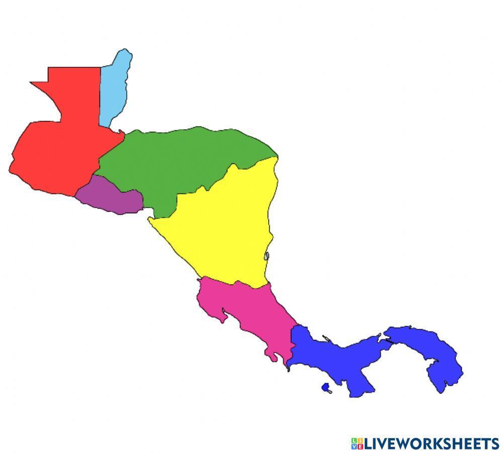 Mapa Político d… | Free Interactive Worksheets | 1142976