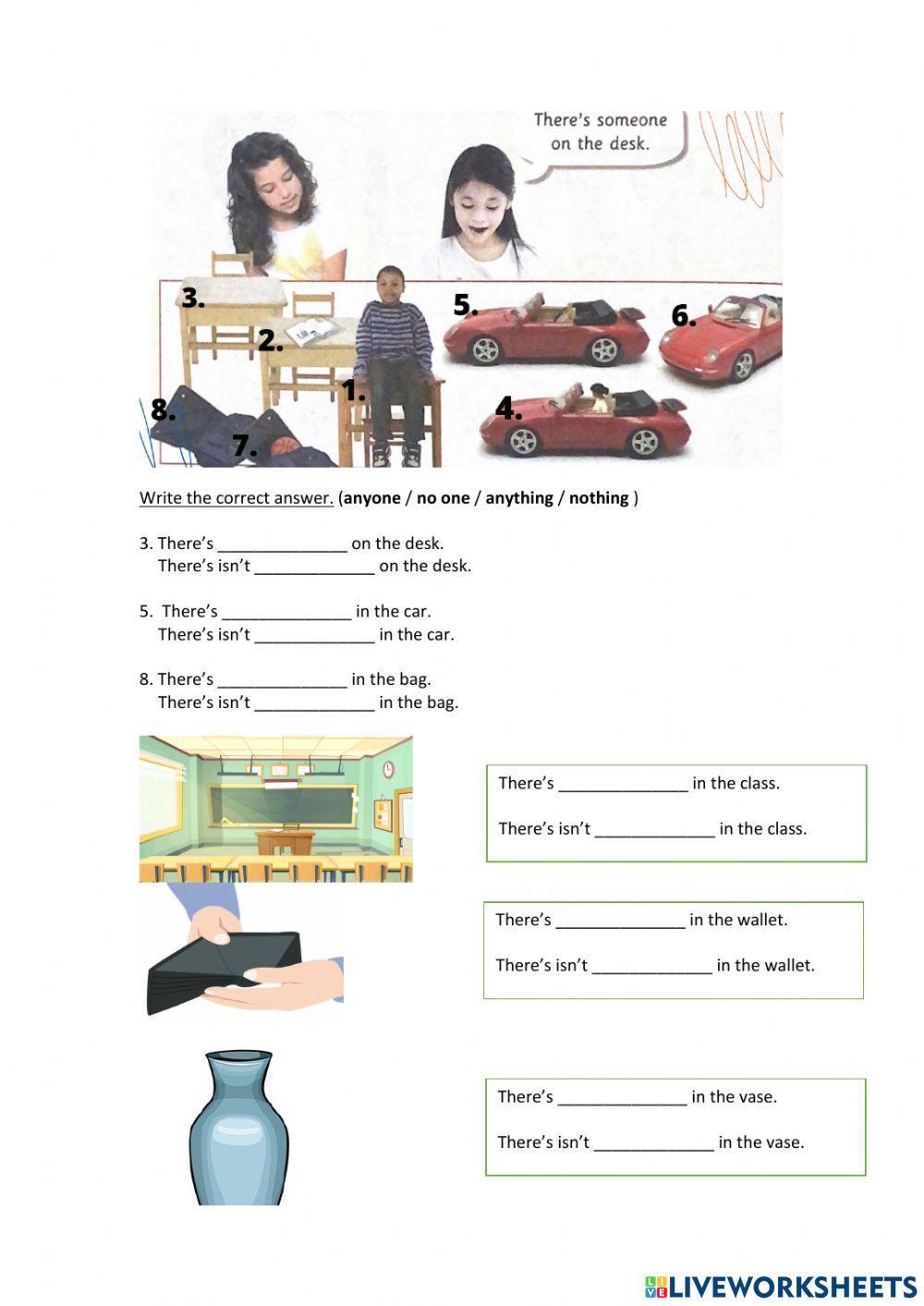 Anyone anything… | Free Interactive Worksheets | 1143460