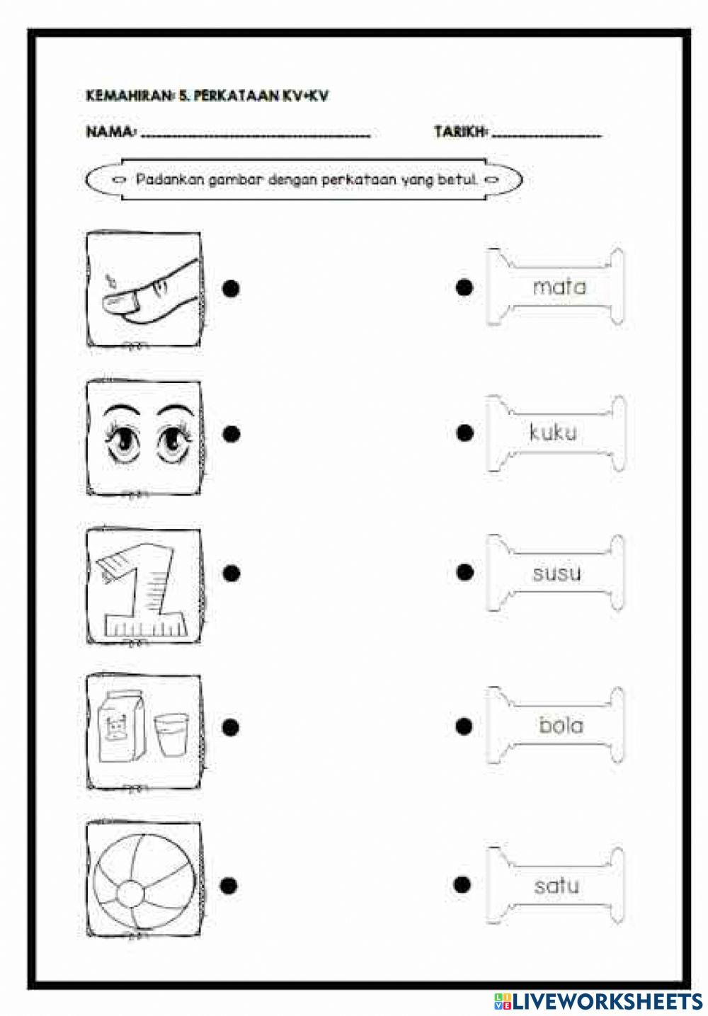 Latihan ejaan | Free Interactive Worksheets | 1144075