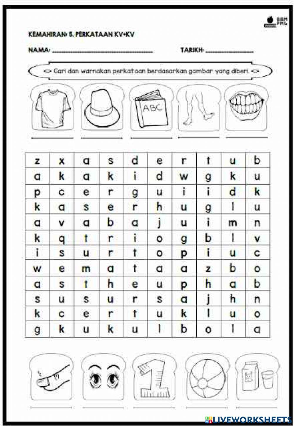 Latihan ejaan | Free Interactive Worksheets | 1144075