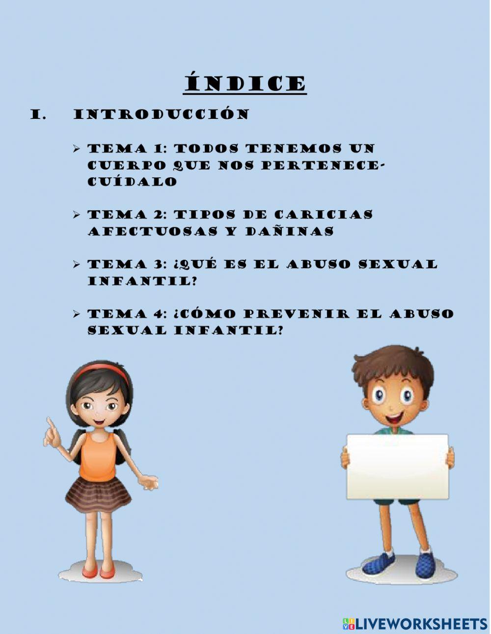 Partes privadas worksheet | Live Worksheets