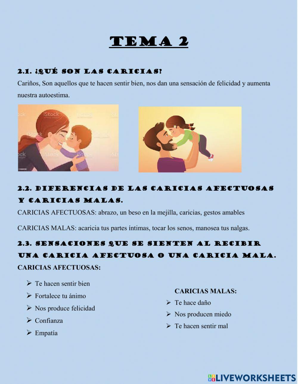 Partes privadas worksheet | Live Worksheets