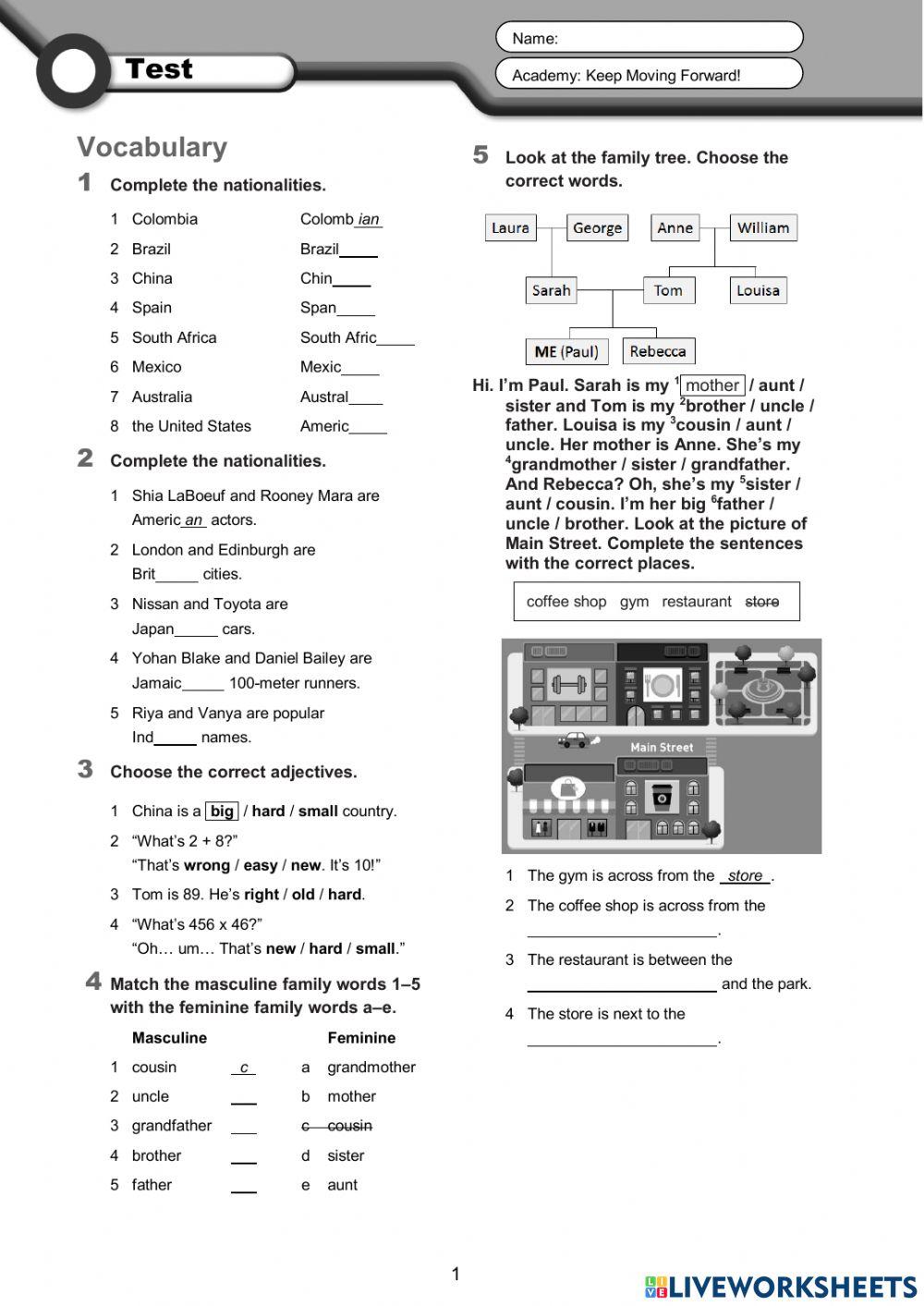 Exam metro star… | Free Interactive Worksheets | 1144519