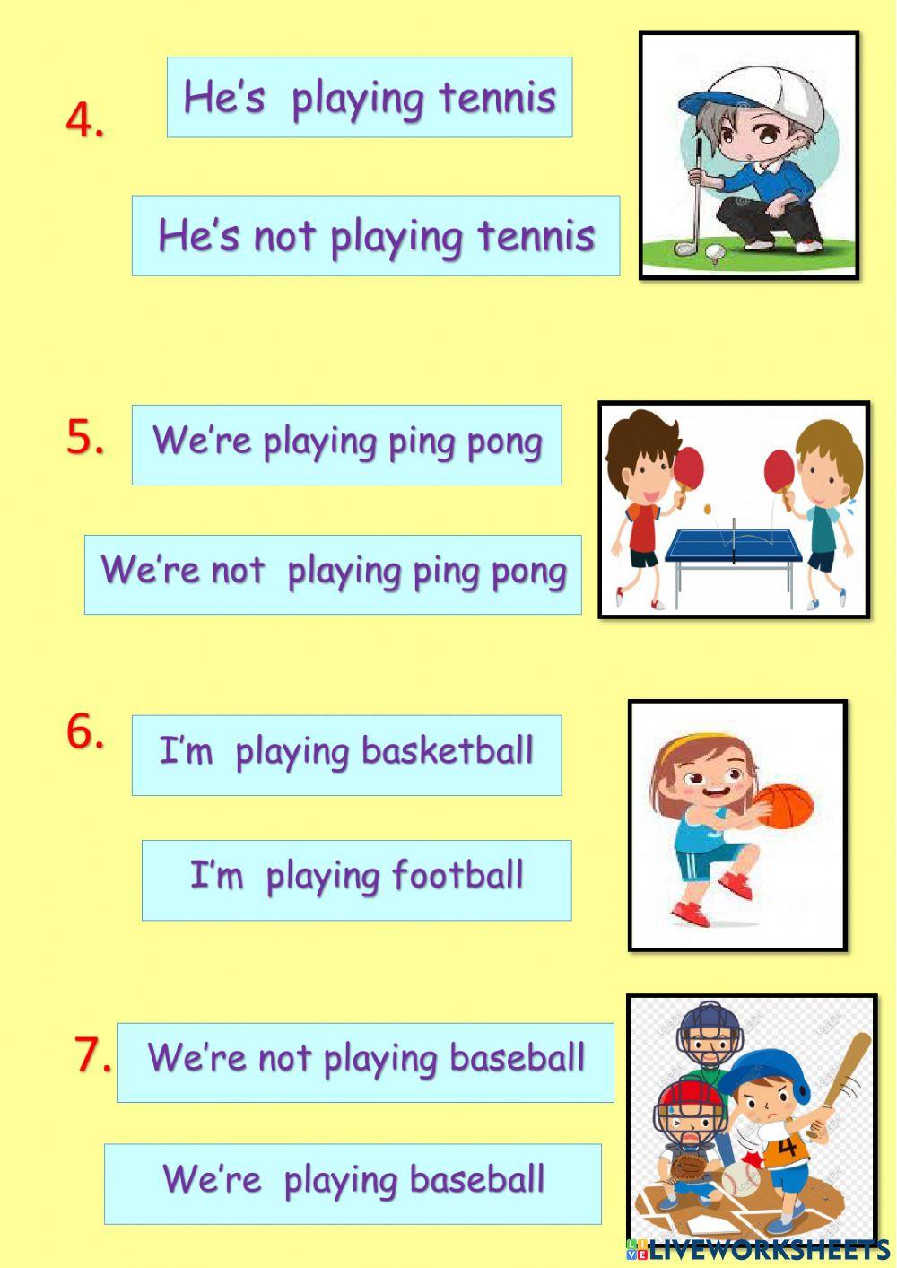 Present c activity | Live Worksheets