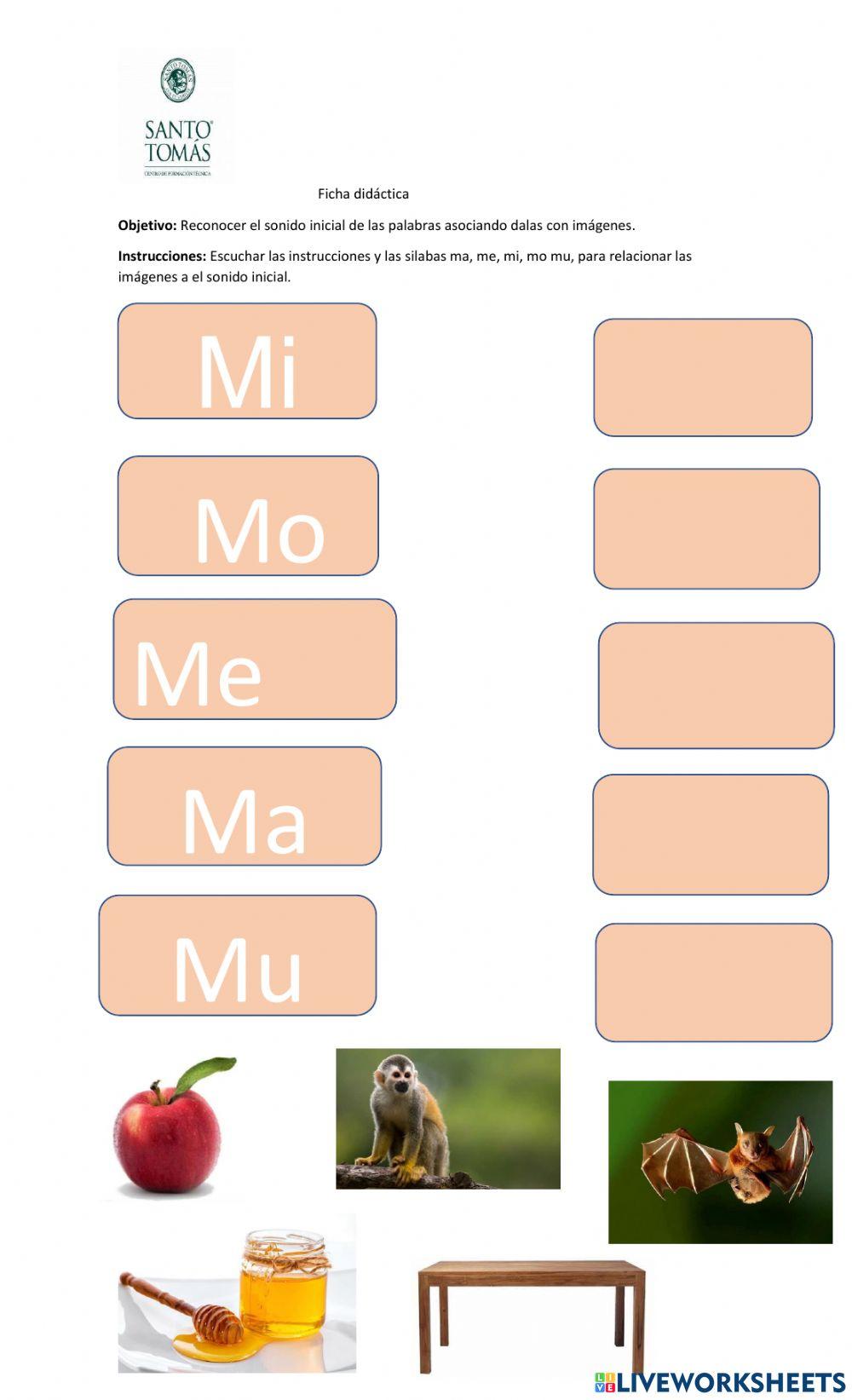 Fichas interactivas interactive exercise | Live Worksheets
