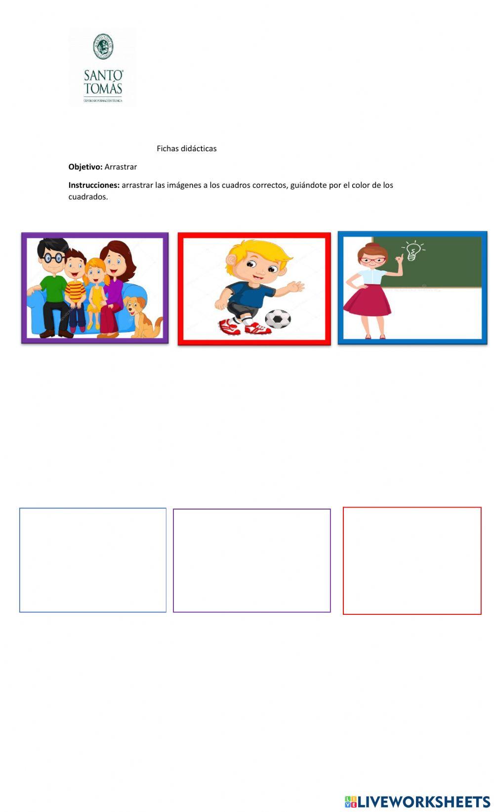 Fichas interactivas interactive exercise | Live Worksheets