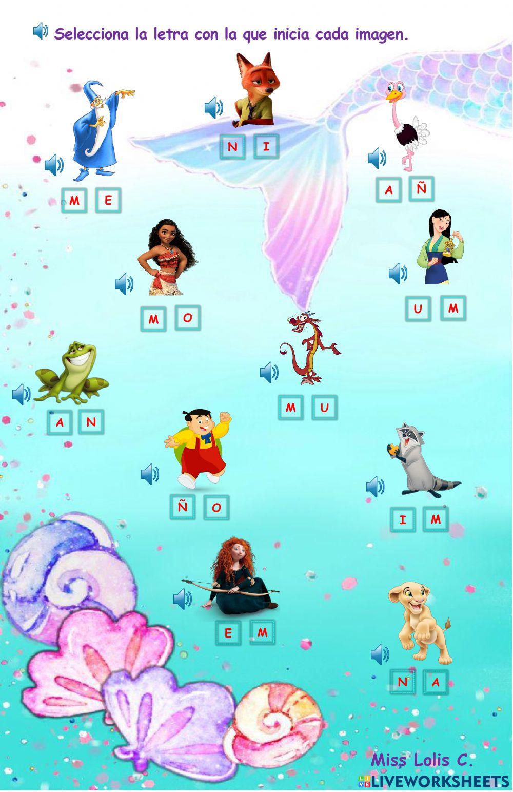 M n ñ worksheet | Live Worksheets