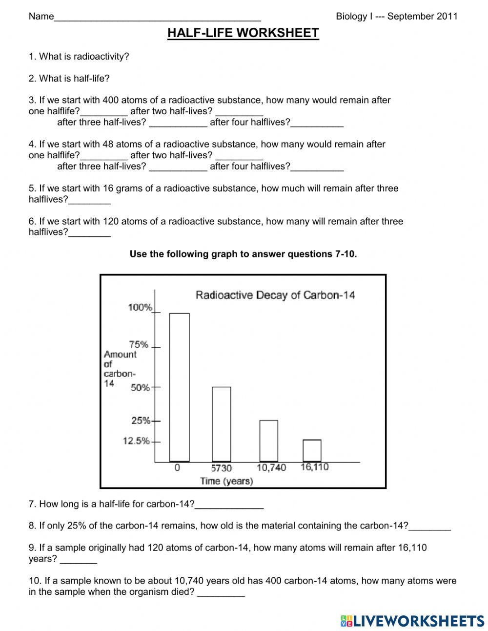 Half-life Review 6655079 | Coach Science | Live