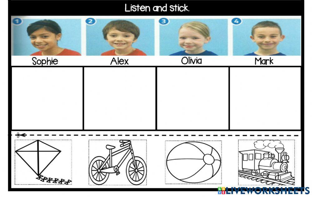 Favourite toy interactive worksheet | Live Worksheets