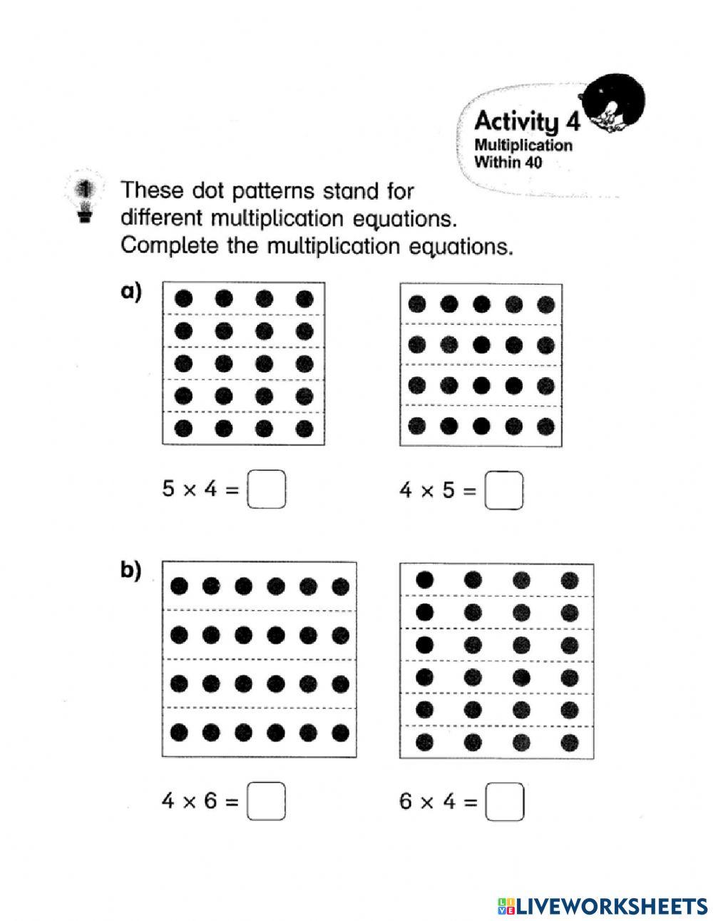 3156234 | MATHEMATICS (MULTIPLICATION WITHIN 40) | TcIzza