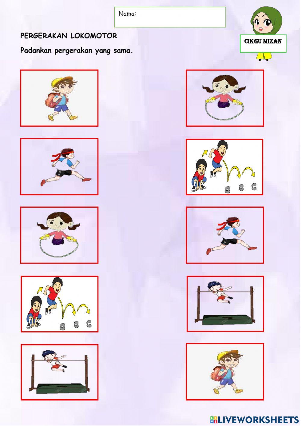 lokomotor 5088642 | Mizan | Live Worksheets