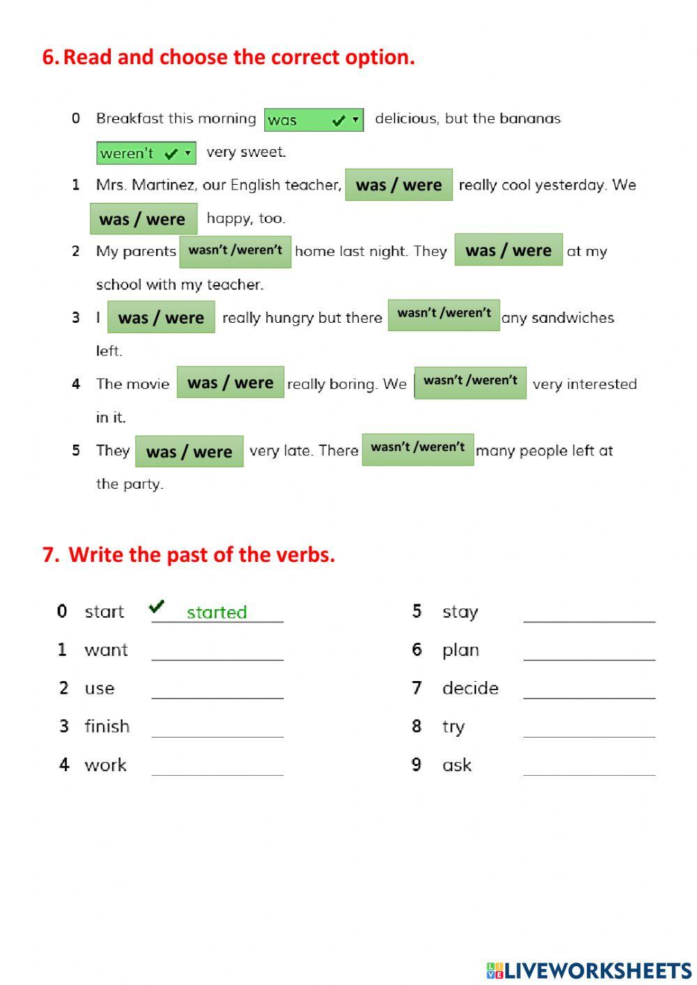 English quiz 1151020 | Kary Pereira | LiveWorksheets