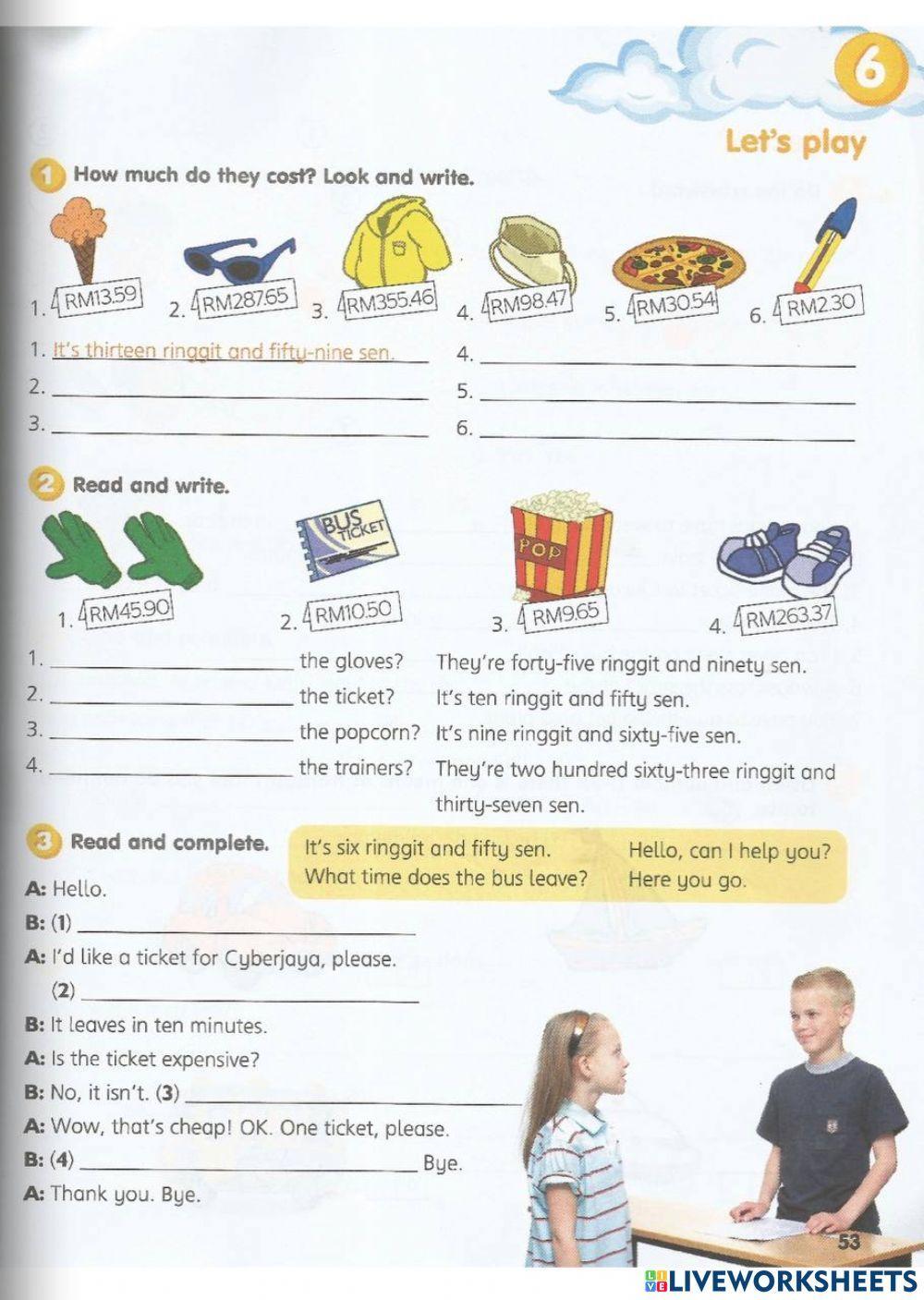 How much does i… | Free Interactive Worksheets | 1151050