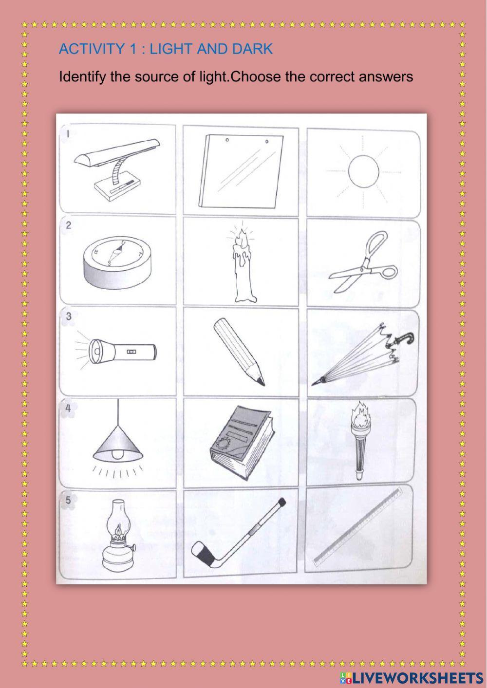 1151689 | Light and dark | Jaya04 | LiveWorksheets