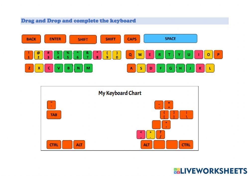 Complete the keyboard 6656846 | Maria Isabel Solis | Live