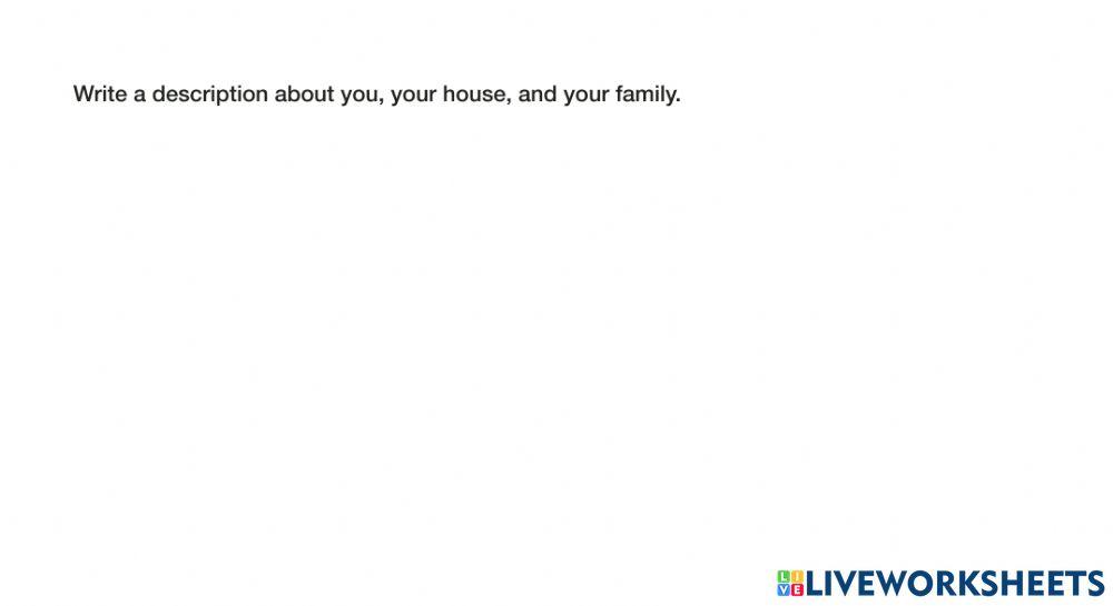 K3 Writing worksheet | Live Worksheets