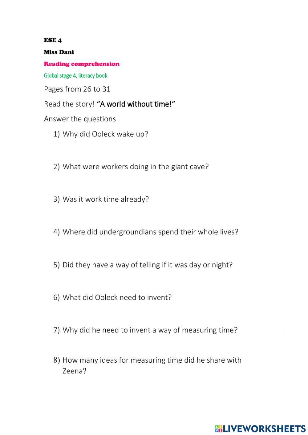 6657139 | A world without time. | daniella fischer