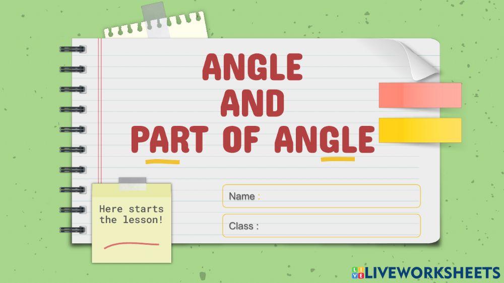 Line and Angel Part 1 worksheet | Live Worksheets