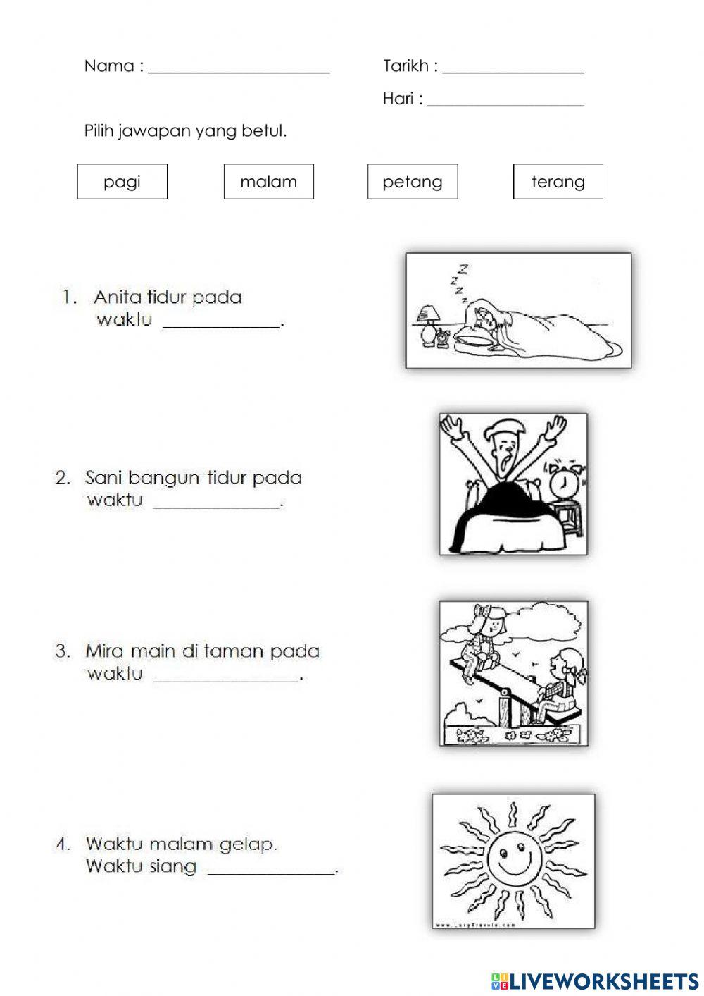 Matematik Ppki Interactive Activity For Tahap 1 Live Worksheets