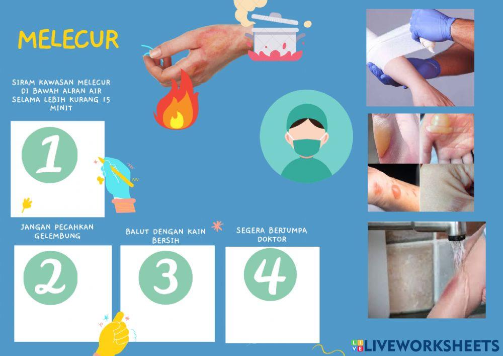 Rawatan Kecemasan interactive worksheet | Live Worksheets