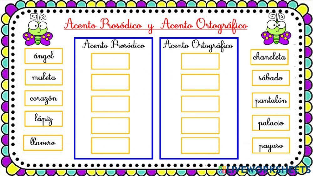 El Acento Prosdico Y Ortogrfico Try Explore