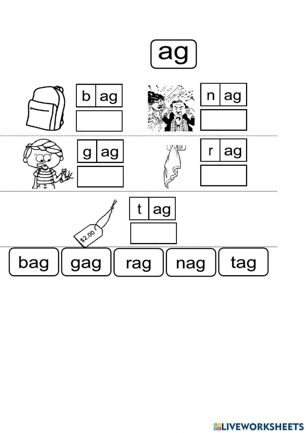 WORD FAMILIES ( ad - ag ) 3165022 | NORFARAHIN AMAT